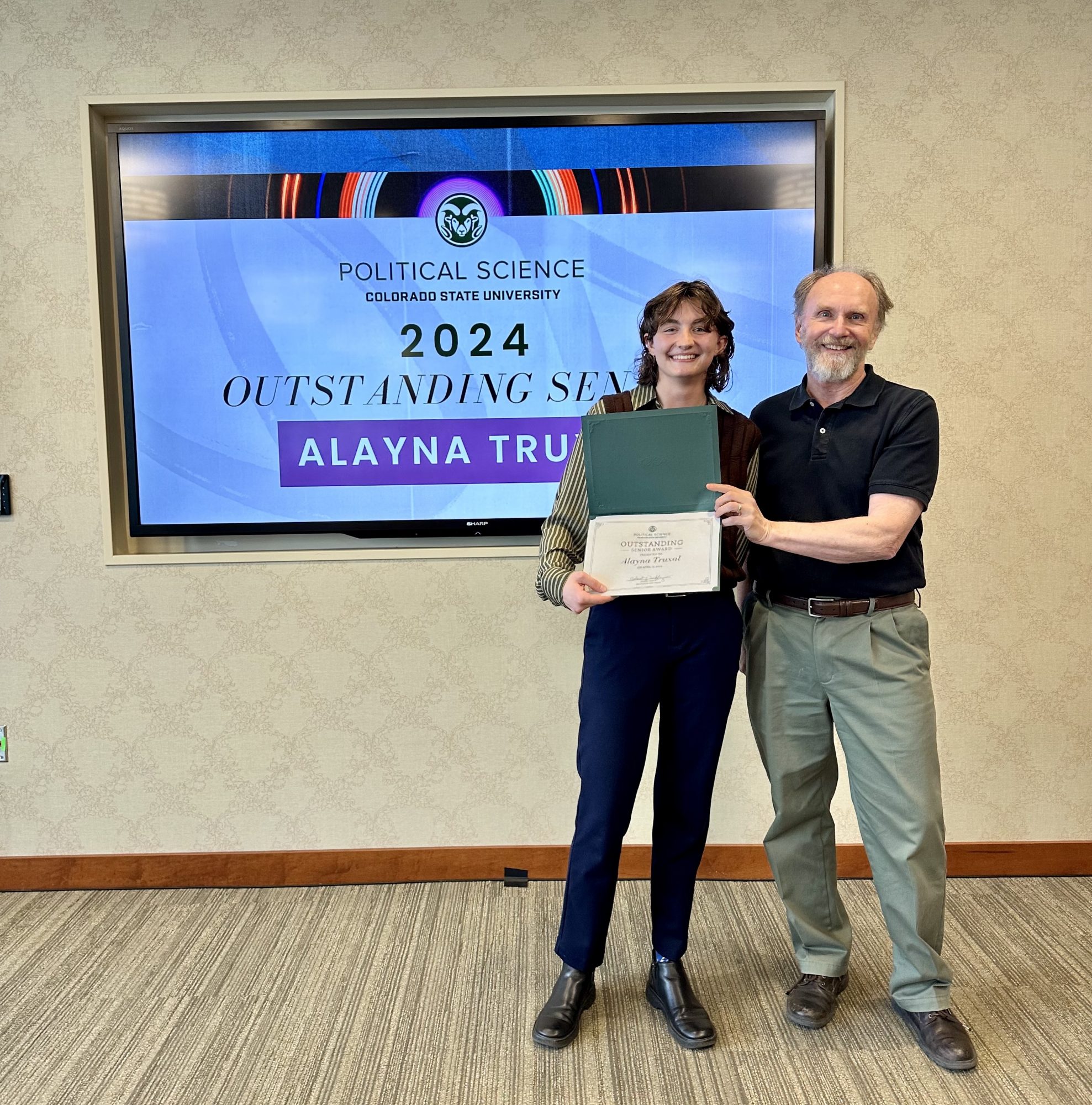 Department of Political Science celebrates the accomplishments of ...