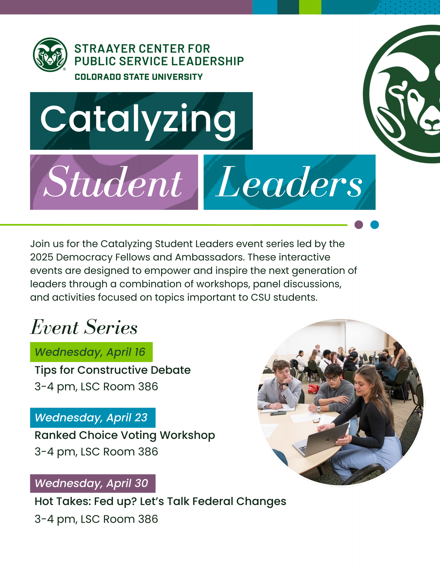 Catalyzing Student Leaders Event Series: Tips for Constructive Debate ...